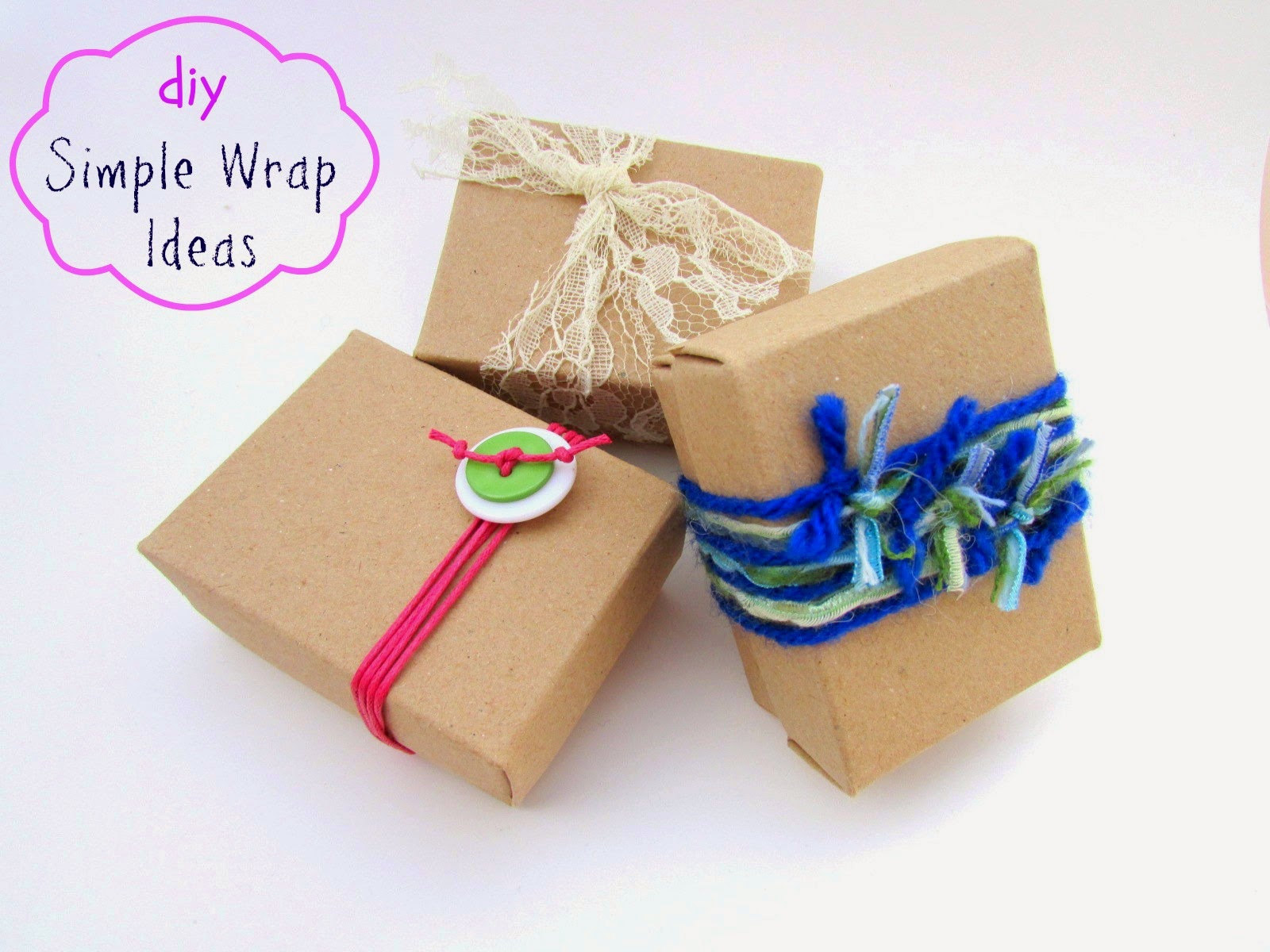 DIY Simple Gift Wrap Ideas: Ribbons and Lace - Ef Zin Creations