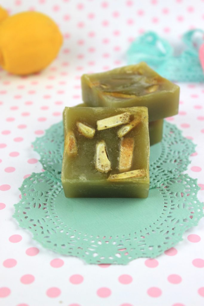 DIY Χειροποίητο Σαπούνι με Λεμόνι και Τσαι Matcha